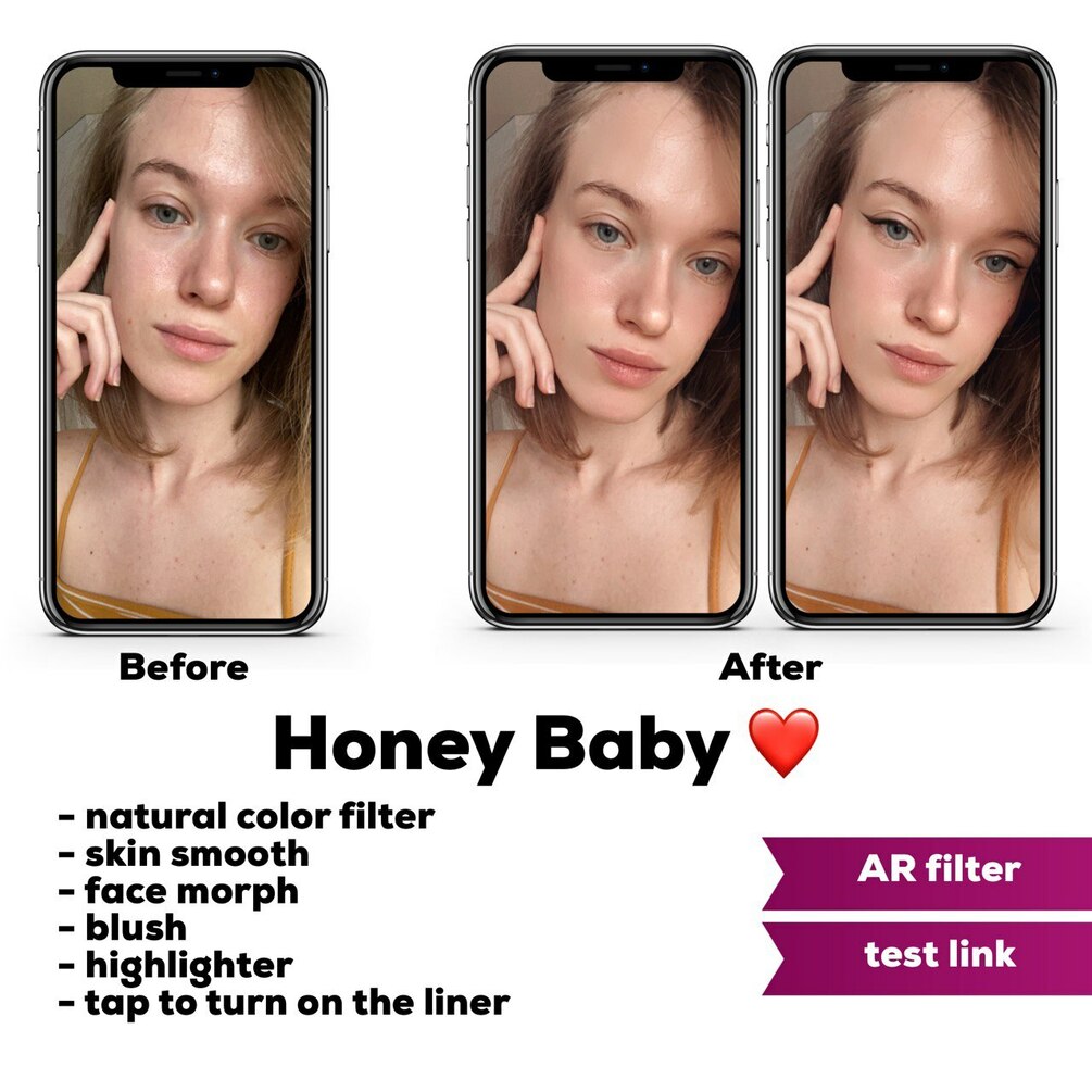 Natural face morph | filter for instagram | Spark AR