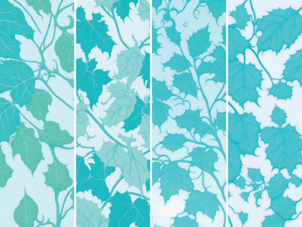 CYAN LEAVES 🌿 7-Piece Pack of Decorative Papers for Journaling ...