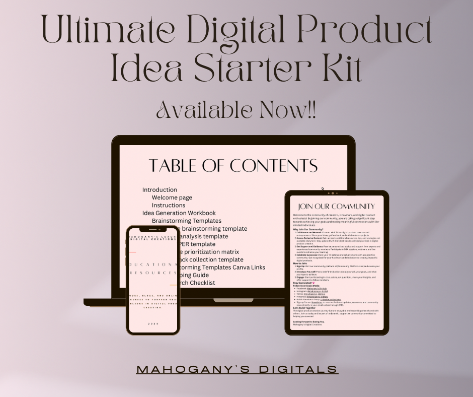 The Ultimate Digital Product Starter Kit Freebie