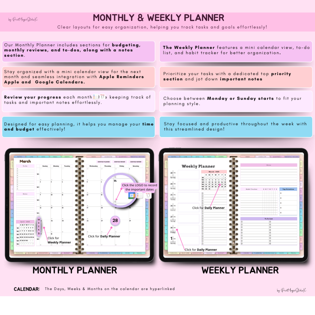 Schedule Master Planner – All-in-One Digital Planner (2026-2028)