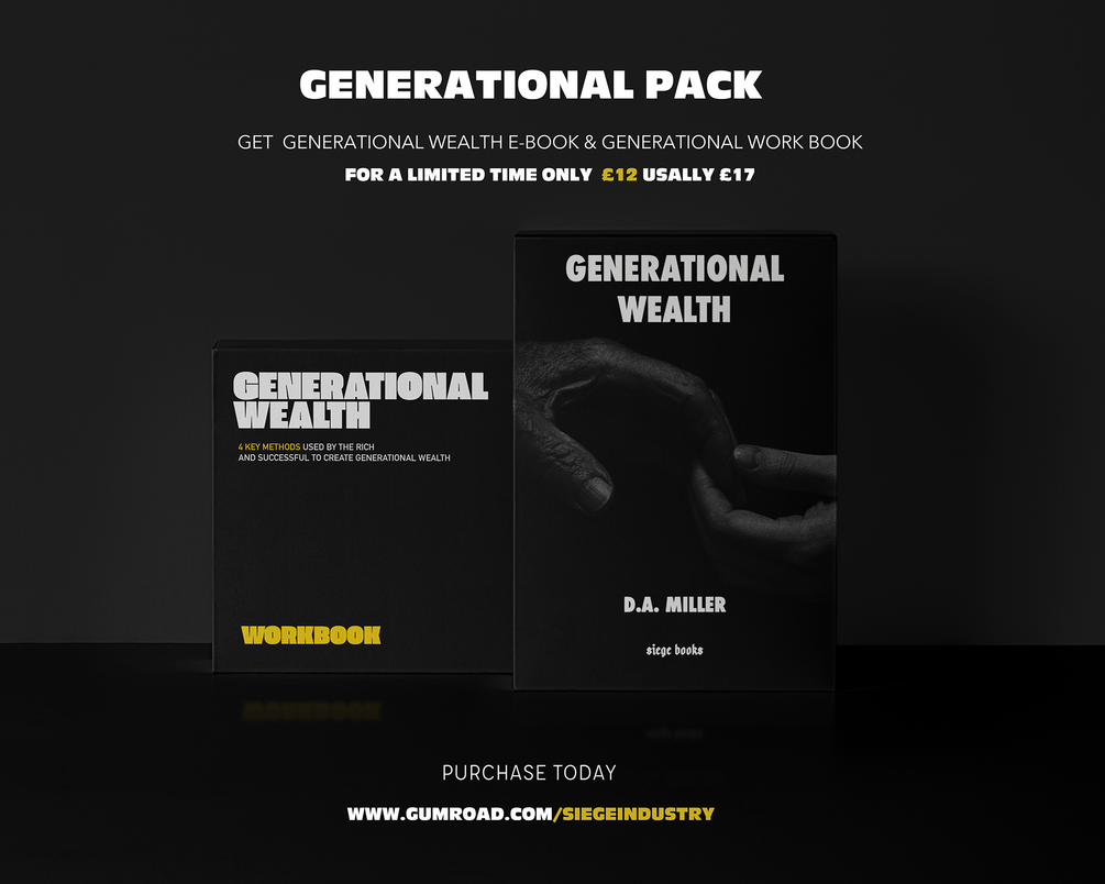 GENERATIONAL PACK: Generational Wealth E-Book & Generational Work Book