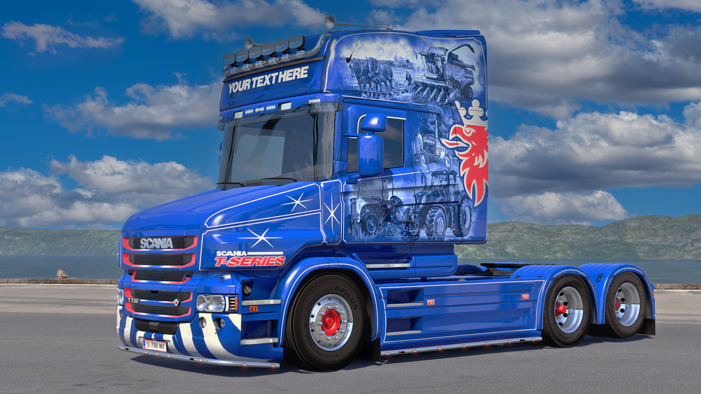 ETS2 SCANIA T CAB AIRBRUSH
