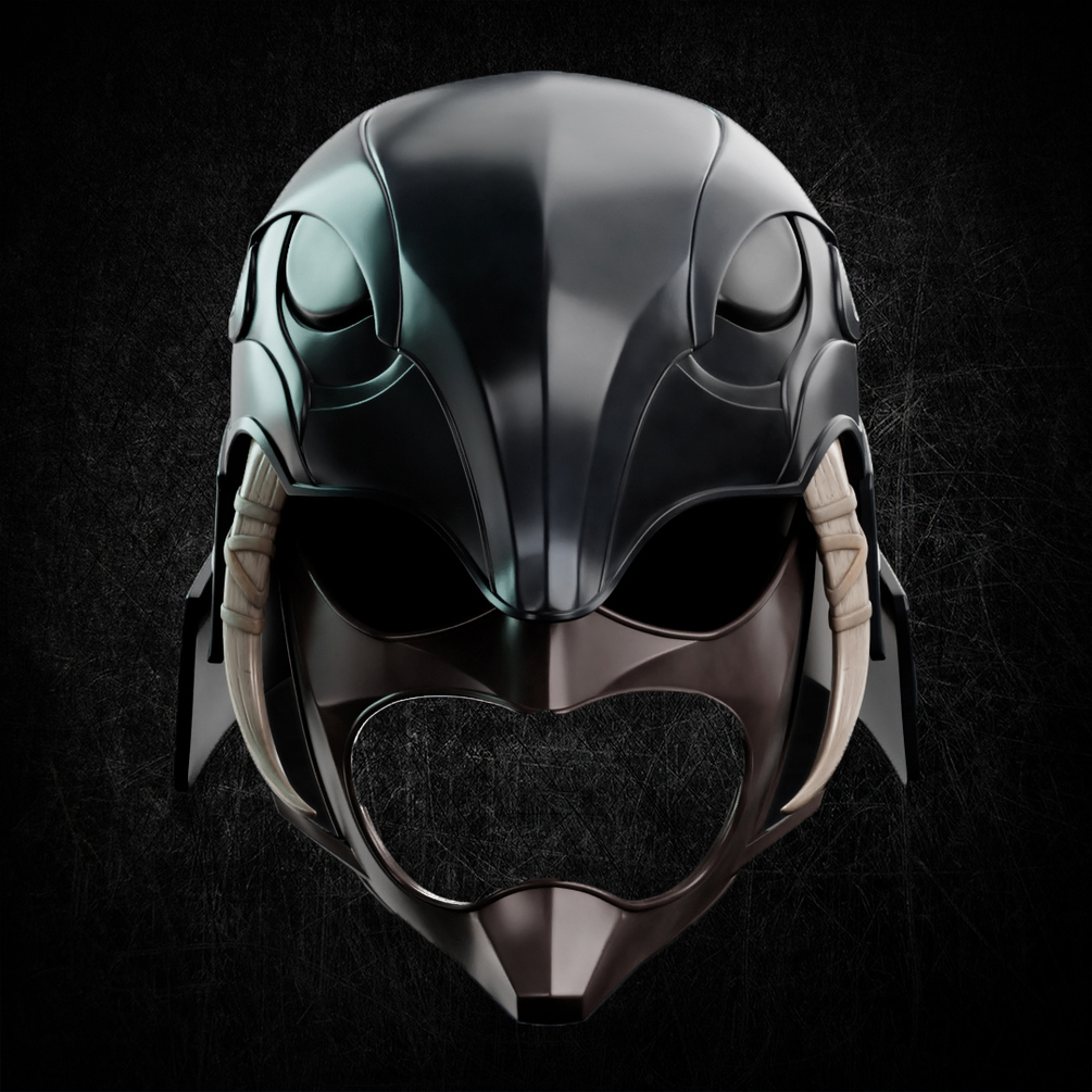 Design Mask Sengoku Black Power Ranger Helmet Premium - STL File High ...