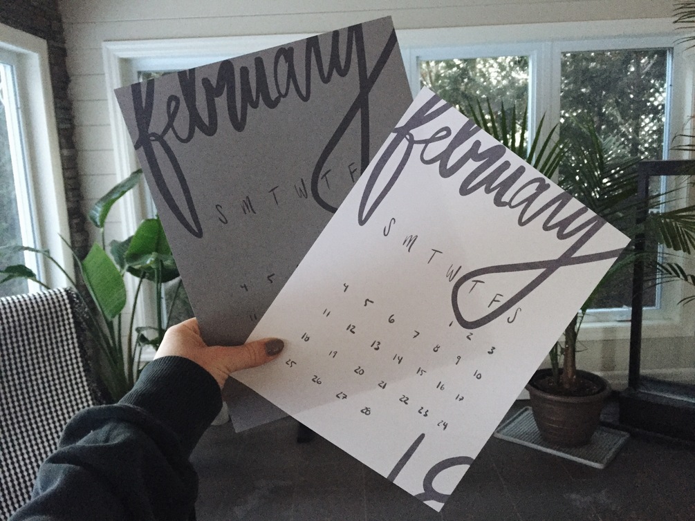 FREE | February 2018 Printable Calendar (Letter Size)