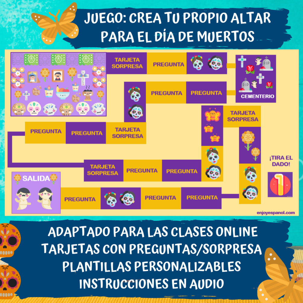 Juego: crea tu propio altar para el Día de Muertos