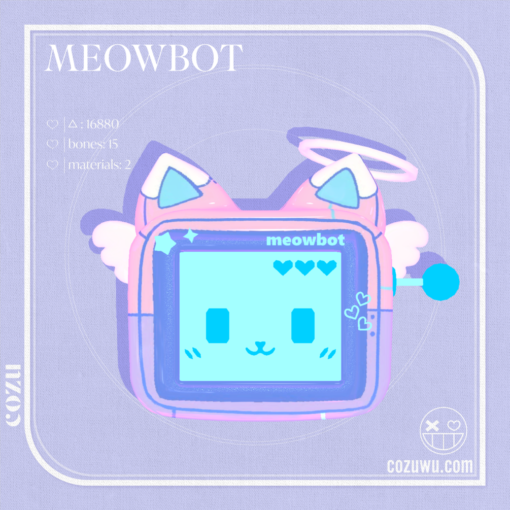 MEOWBOT FOLLOWER ♡ Face Tracking