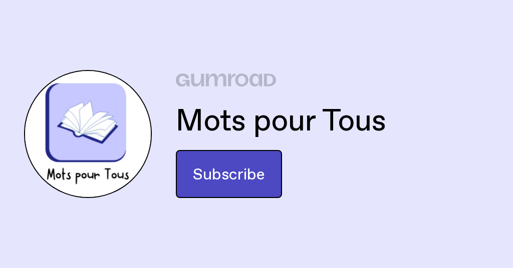 Mots pour Tous