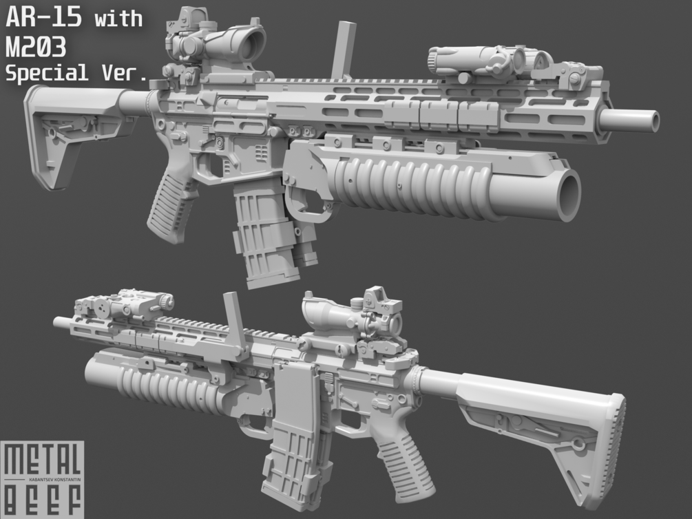 AR-15 with M203 Special Ver.