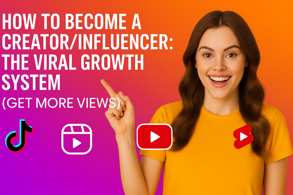 How to Become a Creator/Influencer: The Viral Growth System (get more ...