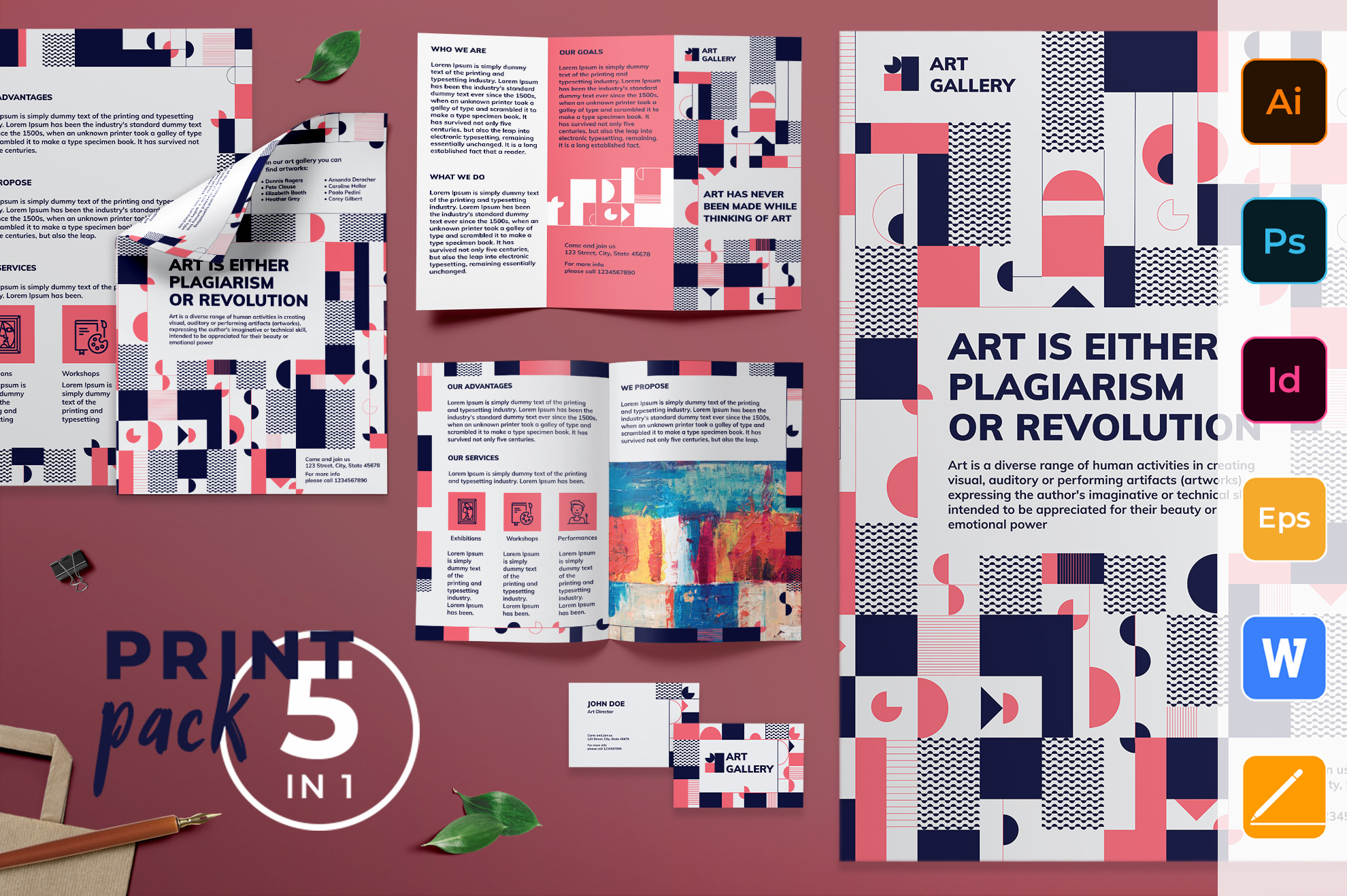 Art Gallery Poster Template