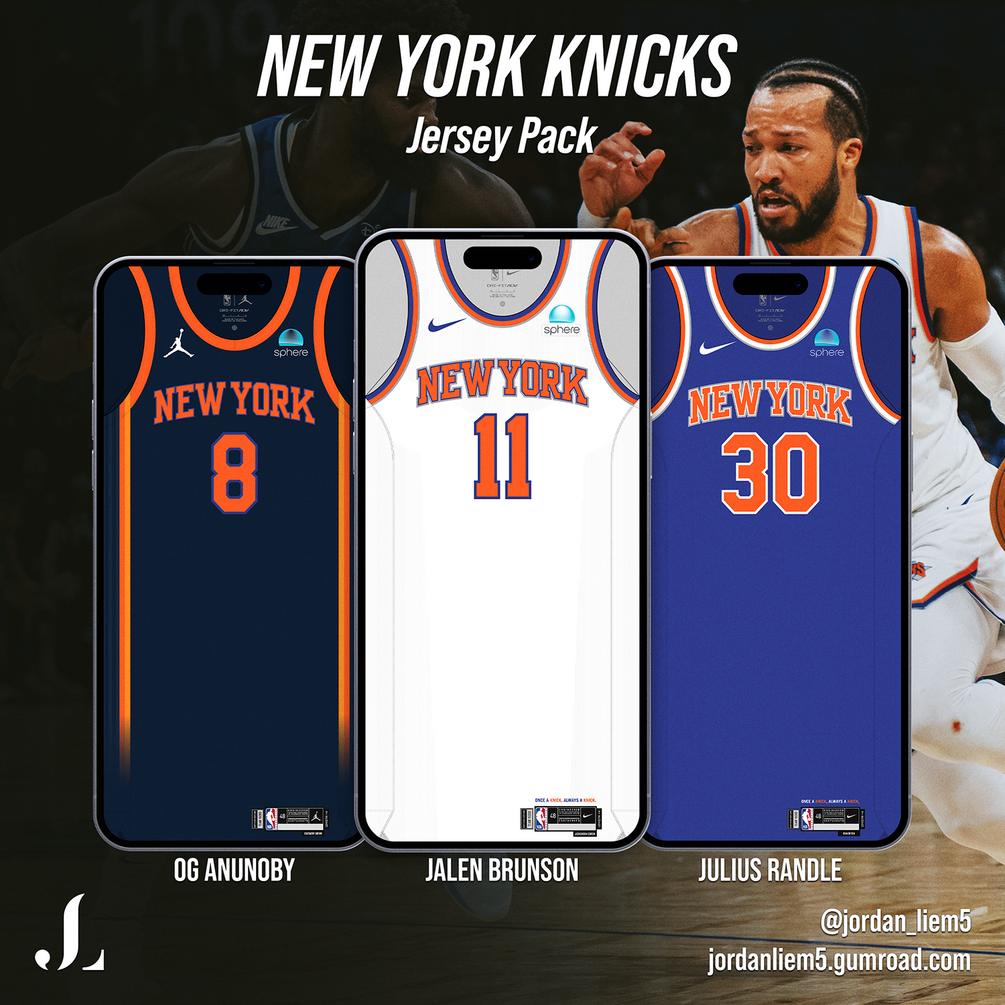 New York Knicks Jersey Pack