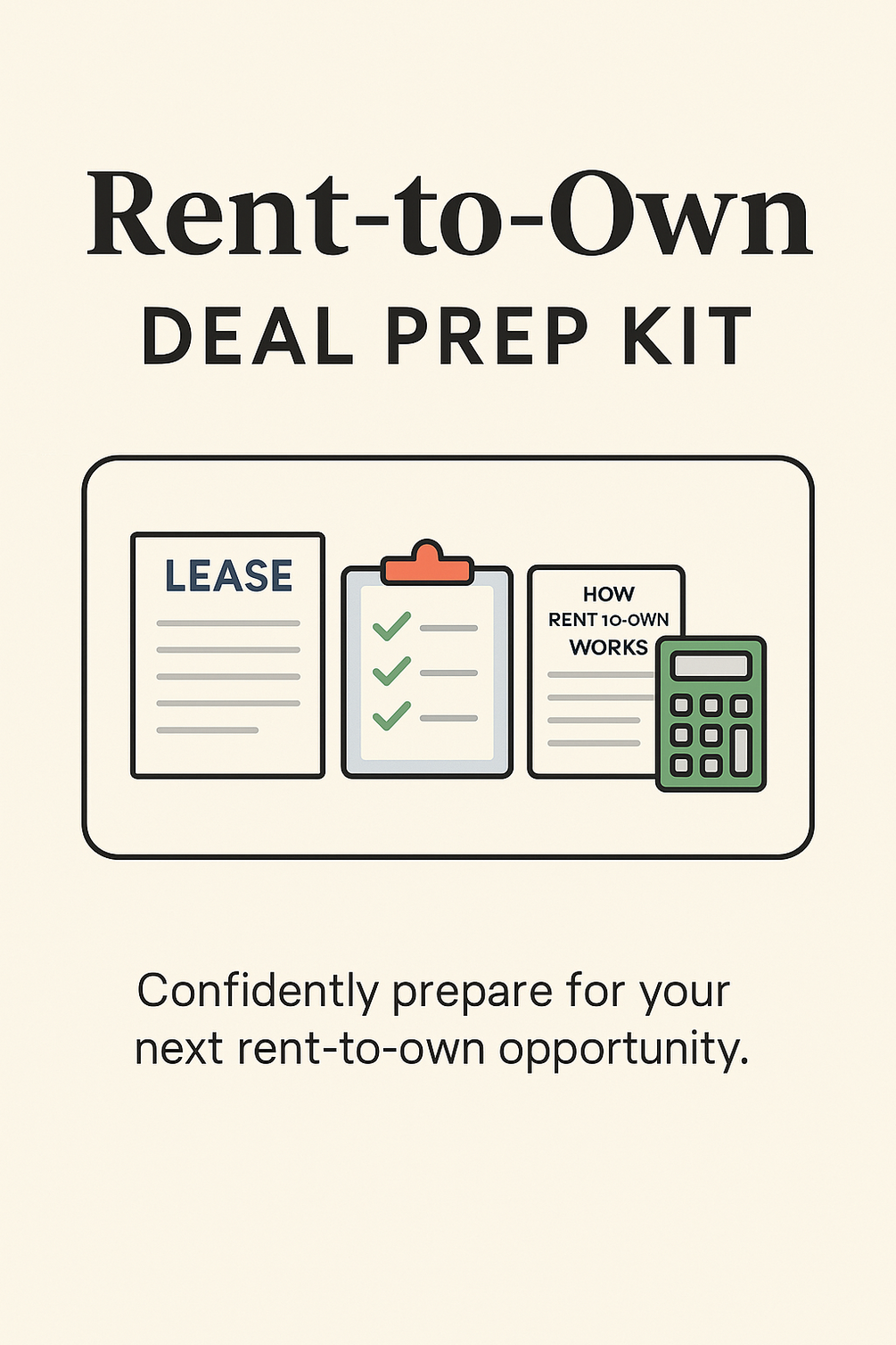 Rent-to-own Deal Prep Kit