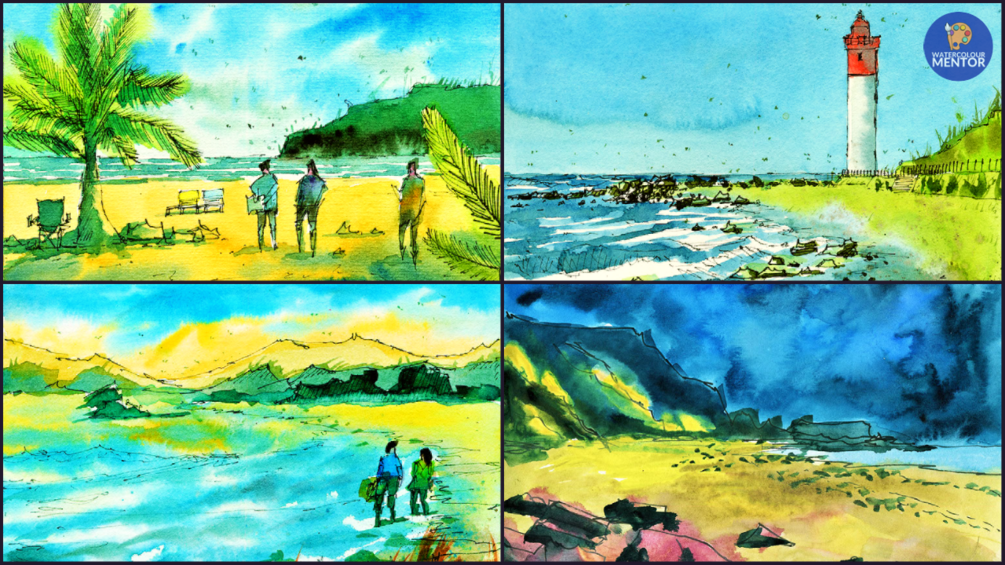 Watercolor Painting Travel Journaling: Pen and Ink Sketching Essentials ...