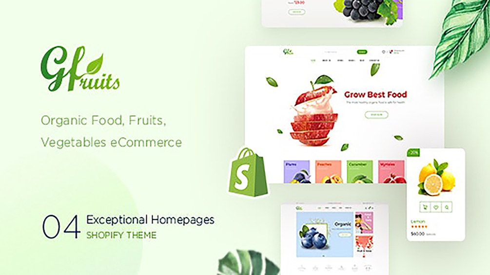 GFruits Food eCommerce Shopify Theme