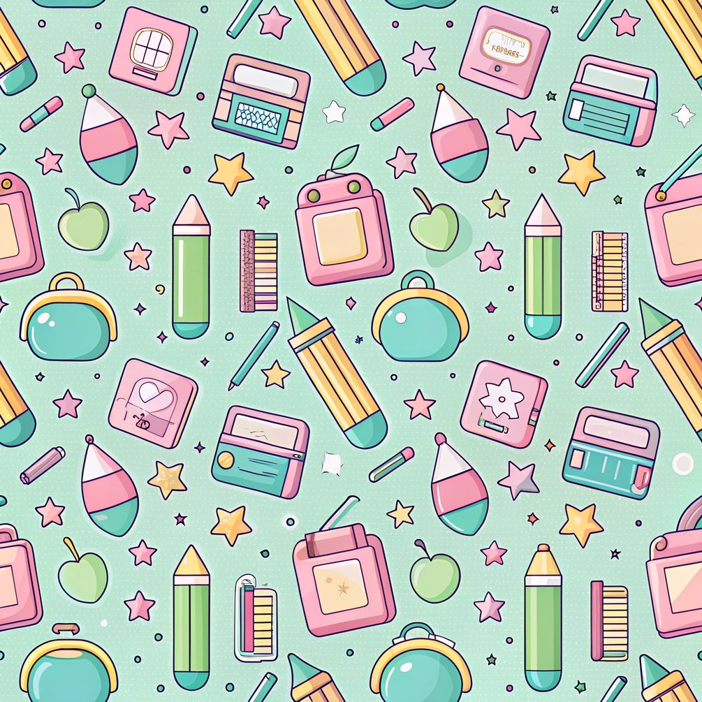 Pastel Back to School Digital Papers