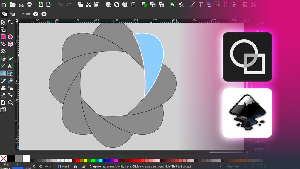 Shape Builder Tool Test File for Inkscape 1.3