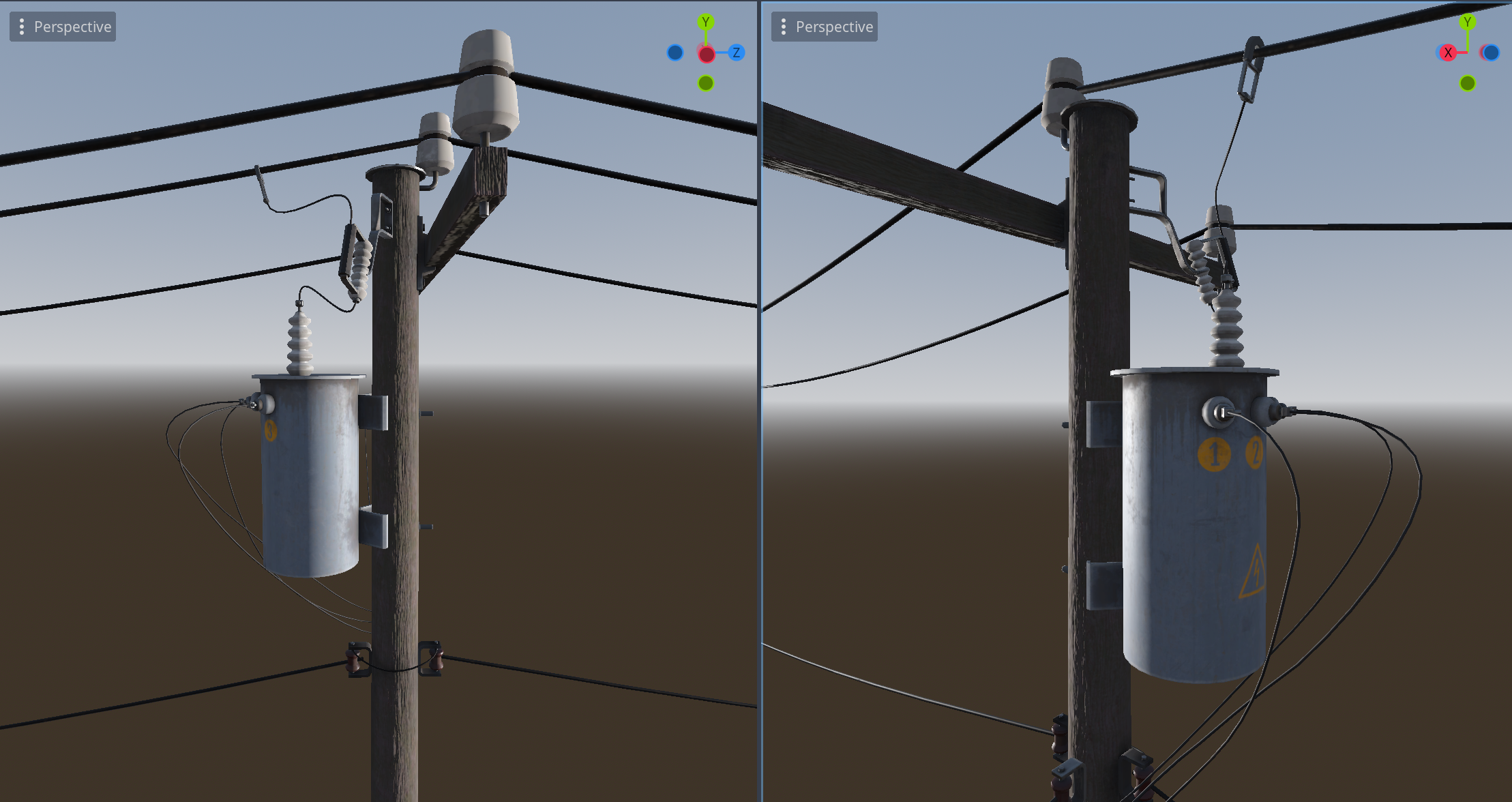 Utility Pole & Transformer