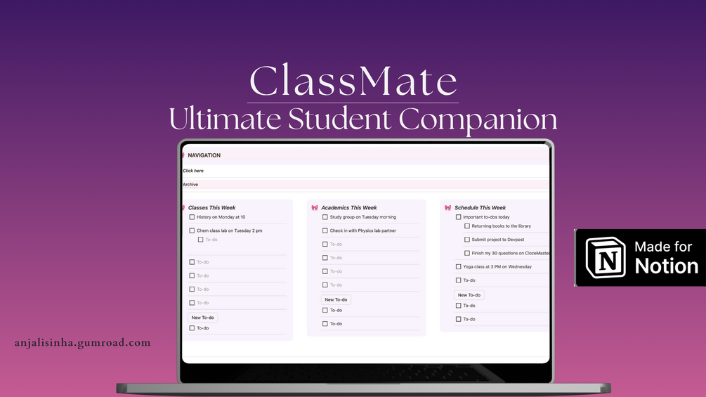 ClassMate (Ultimate Student Companion)