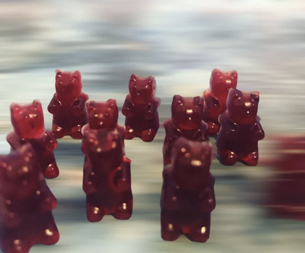 Raspberry Sea Moss Gummy Bears