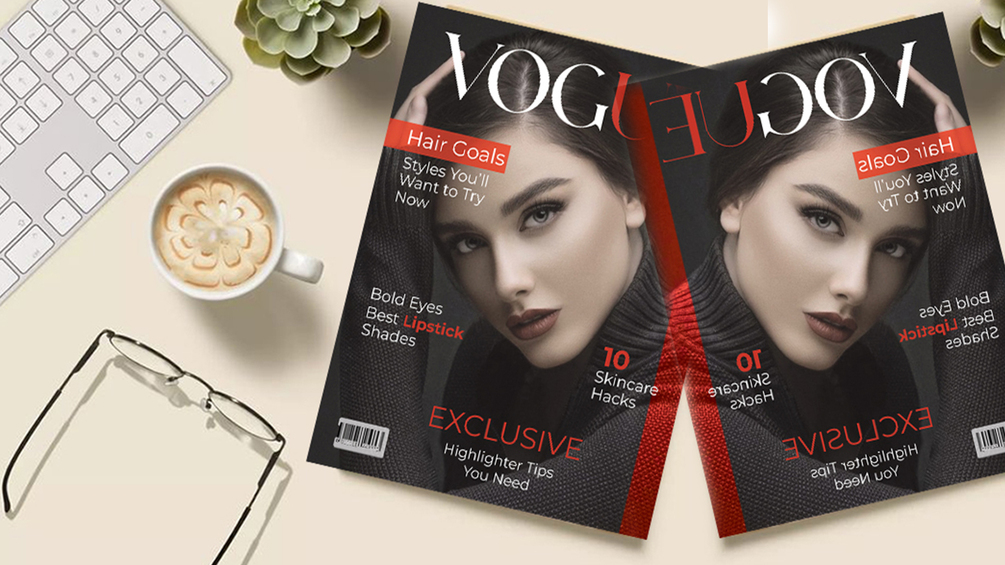 Magazine cover design