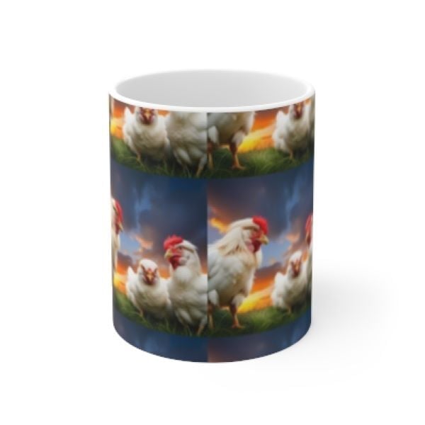 Gathering of chickens