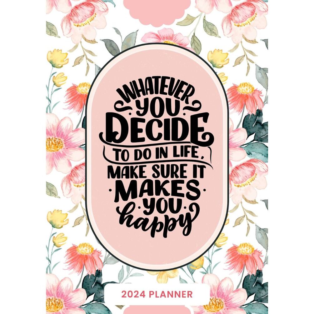 2024 Printable Planner with Extra Covers - Ready to Print Minimalistic ...