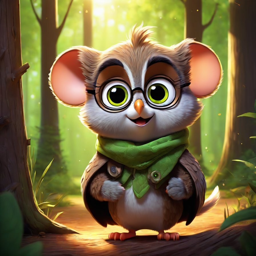 The Brave Mouse-Book story for kads