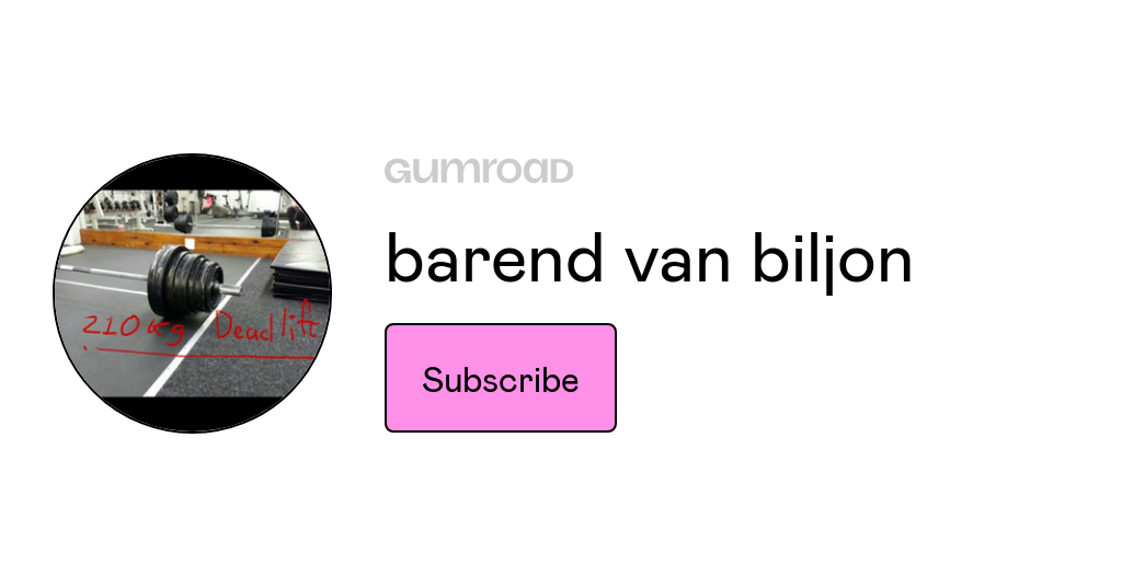 barend van biljon