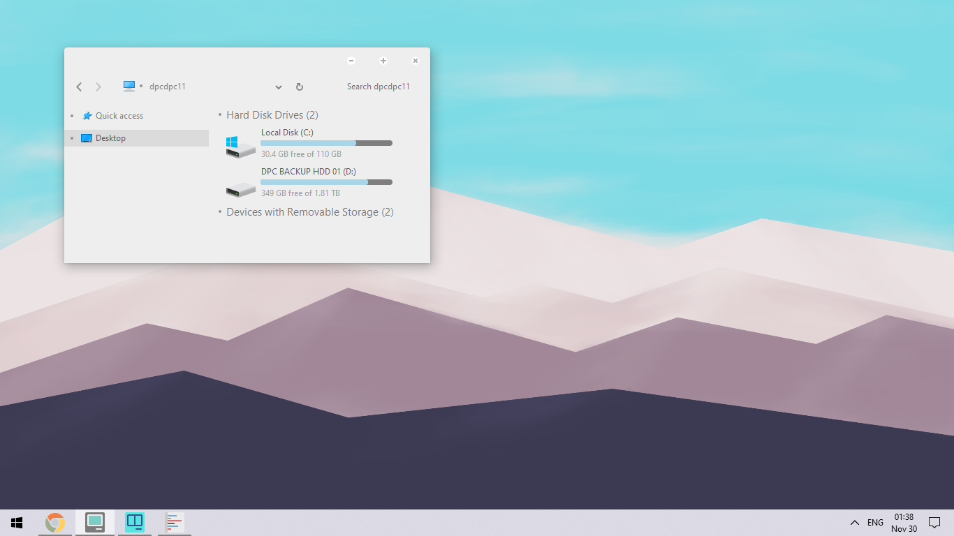 Simplify 10 Light Blue - Windows 10 Themes (4 in 1)