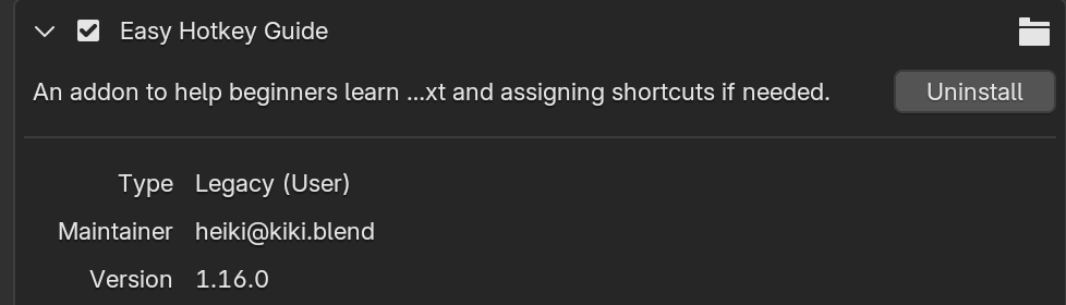 Easy Hotkey Guide for Blender (v4.2.2 LTS)