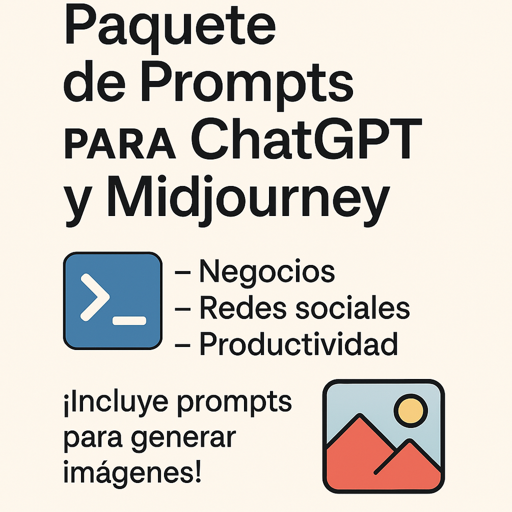 Paquete de Prompts para ChatGPT y Midjourney – Impulsa tu contenido con IA