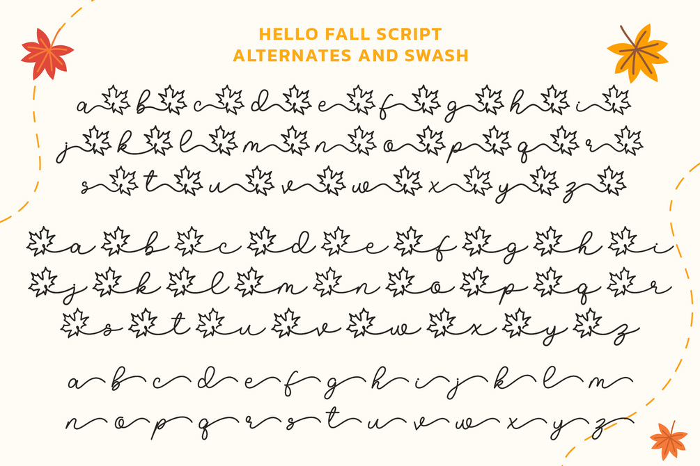 Hello Fall Font Duo