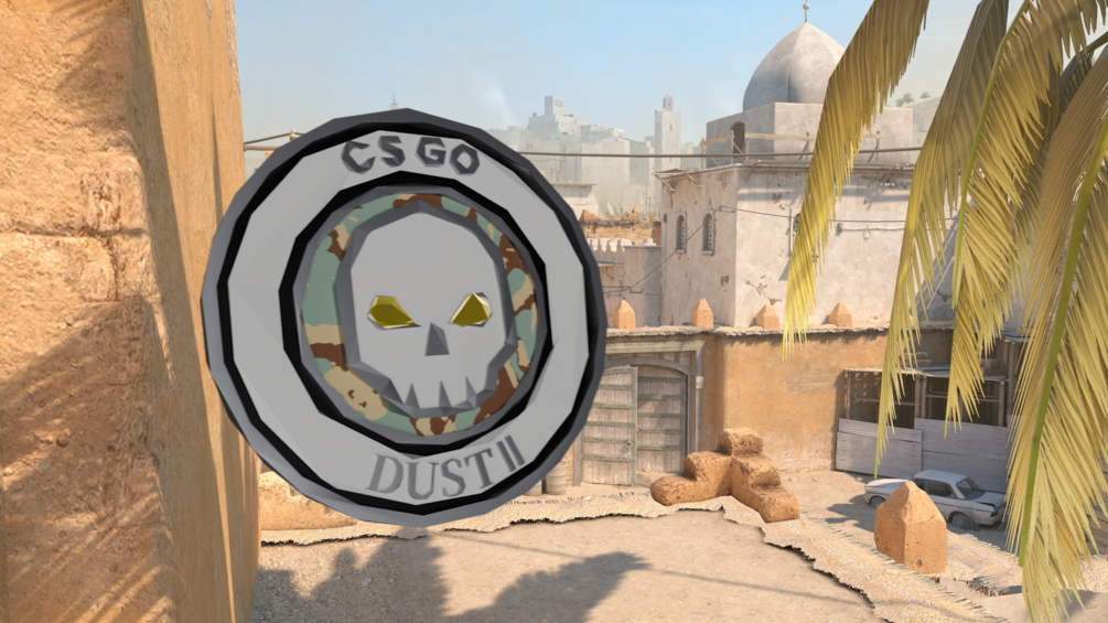 Dust II / 2 Pin [Low Poly PS2 Type Animation]