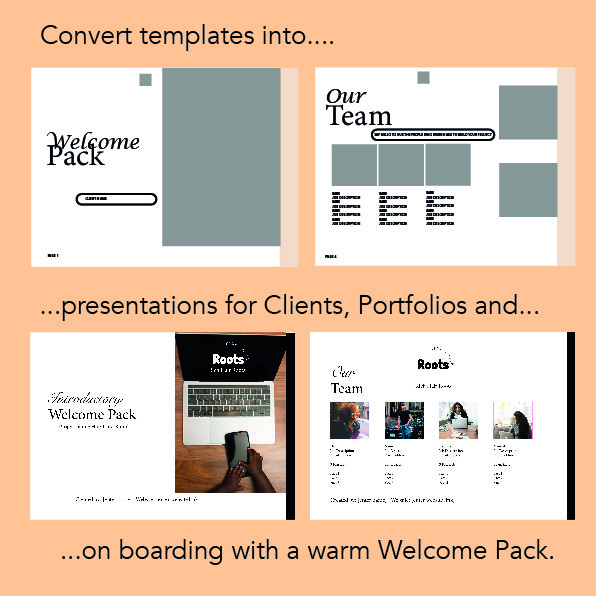 Welcome Pack presentation template