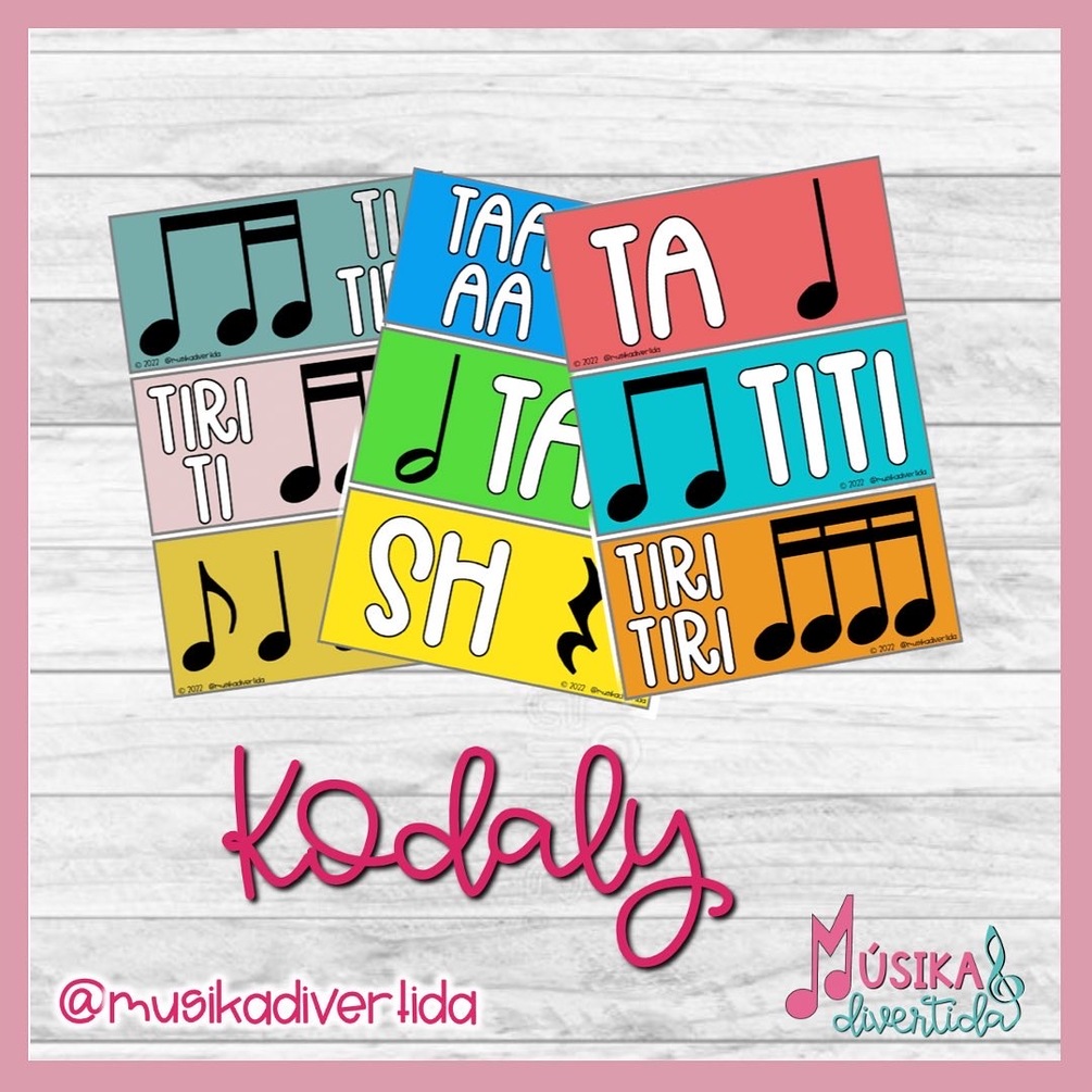 Sílabas ritmicas Kodaly