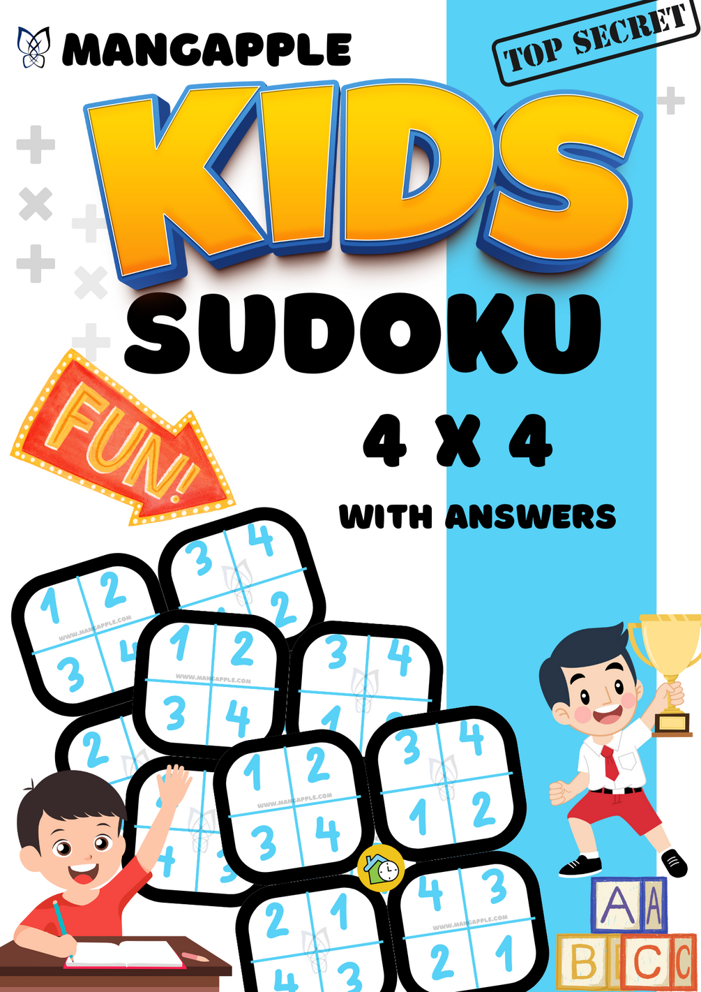 Kids Sudoku 4x4 - by Mangapple