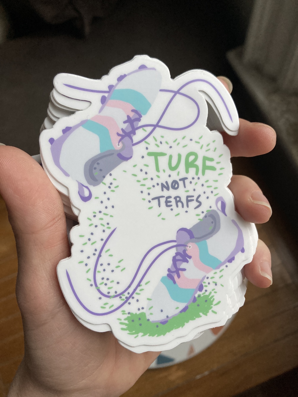 Turf Not T*rfs Stickers - Set of 2