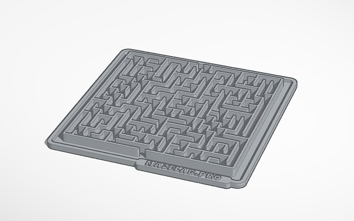 Mazelab-Square: 6-Pack 3D STL Maze Collection