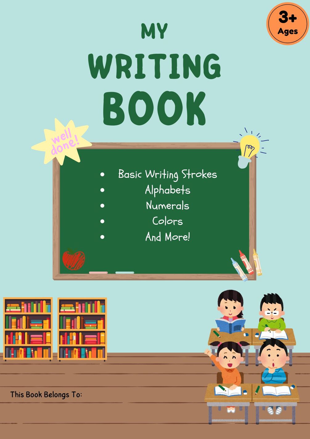Busy Book for Kids - Writing, Tracing and Coloring