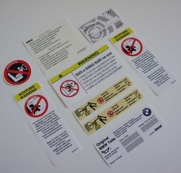 Car Sticker set for BMW E30