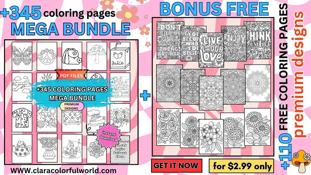 345+ Ultimate Coloring Pages for All Ages – Relax, Create, and Fun ...