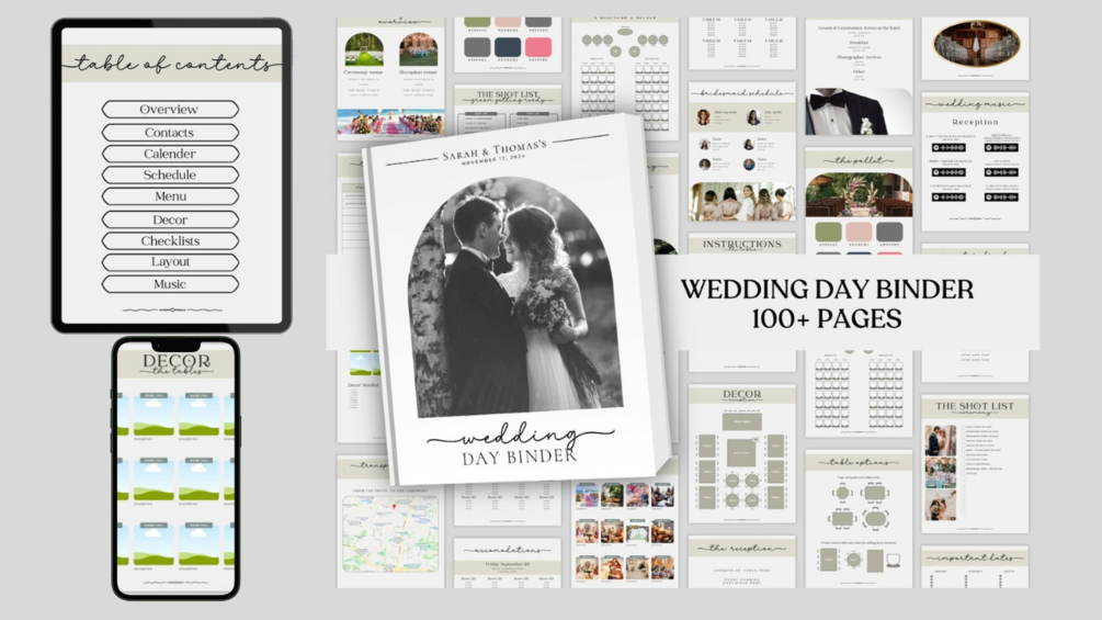 The Ultimate Wedding Planner Binder Template