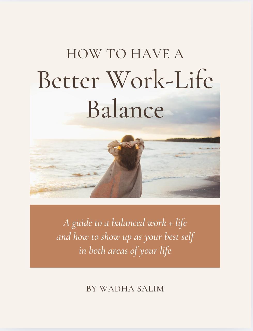 How to have work _life balance
