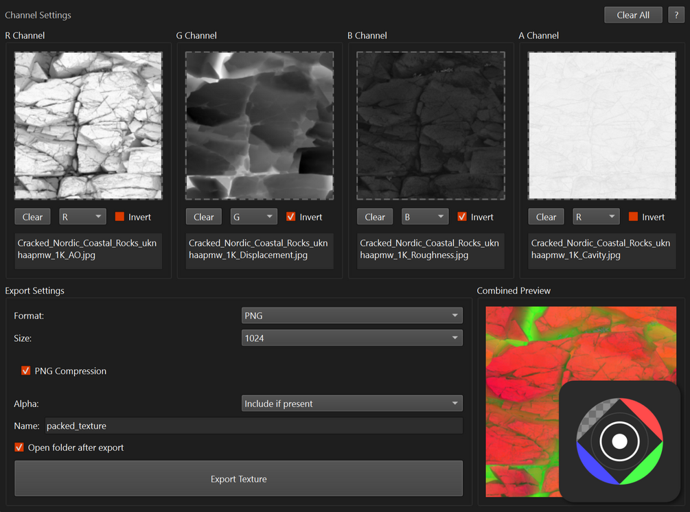 Texture Channel Packer