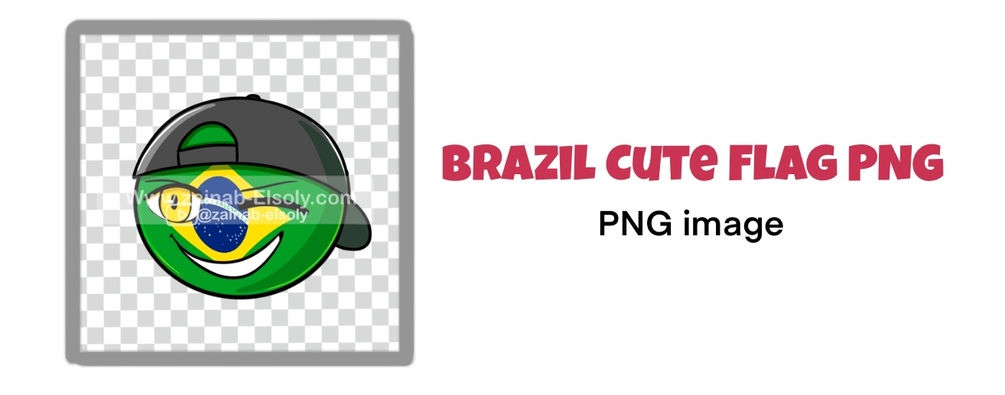 Brazil Cute Country flag PNG