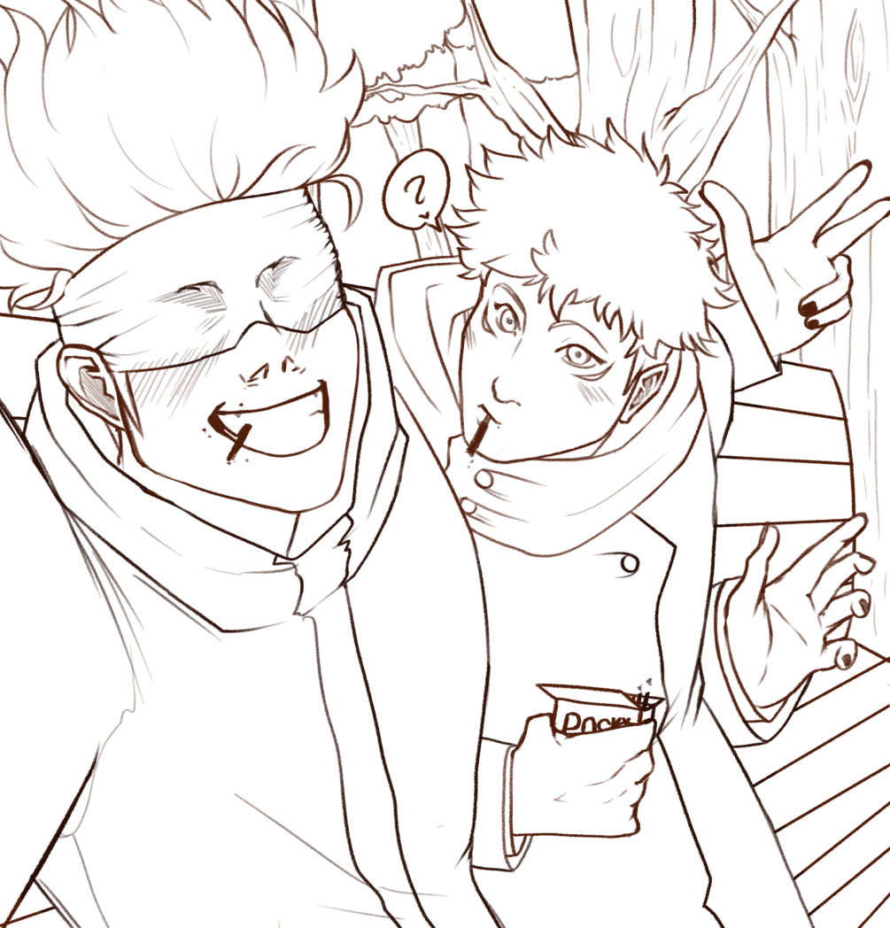 Goyuu Date Coloring Page