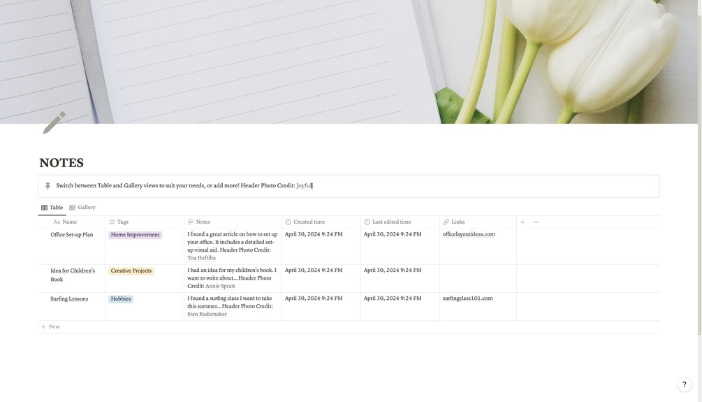 Personal Dashboard with Journal | Notion Dashboard Template