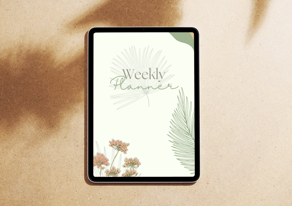 Boho Weekly Planner – Printable PDF
