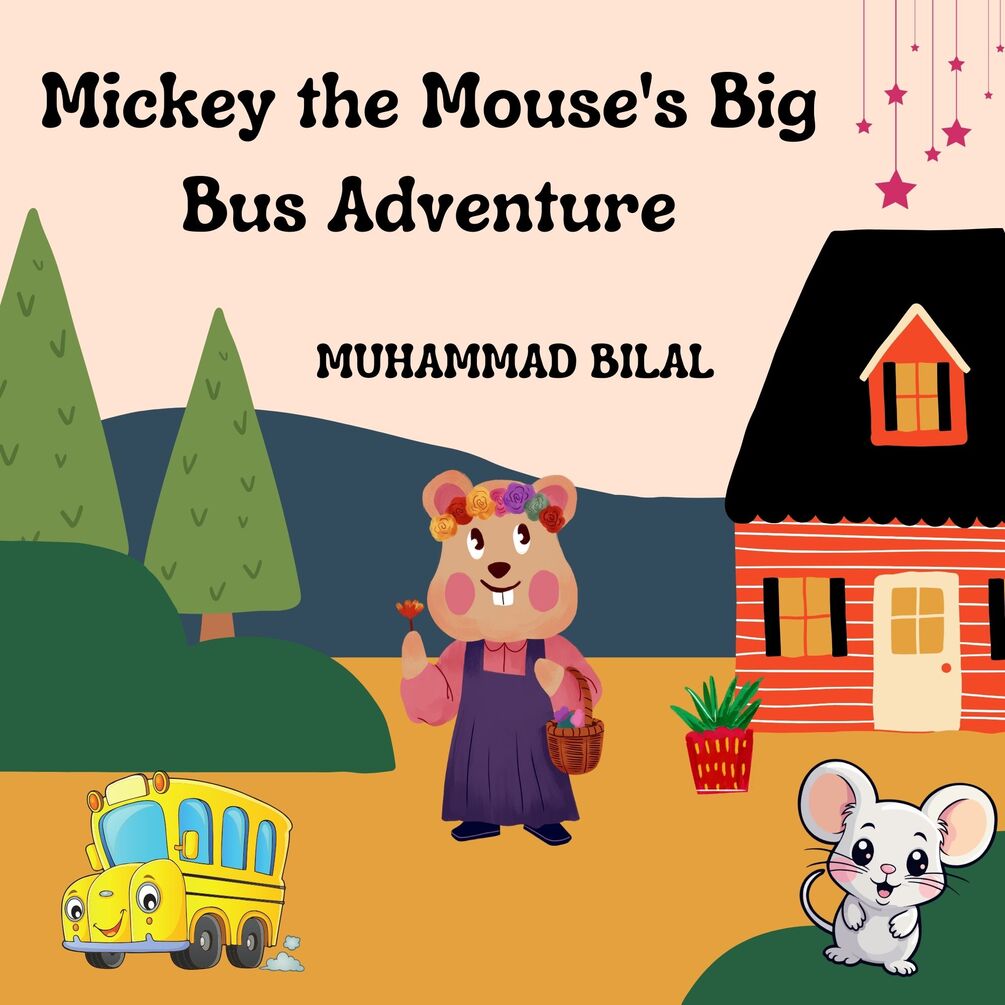 Mickey the Mouse's Big Bus Adventure Story Book for Kids
