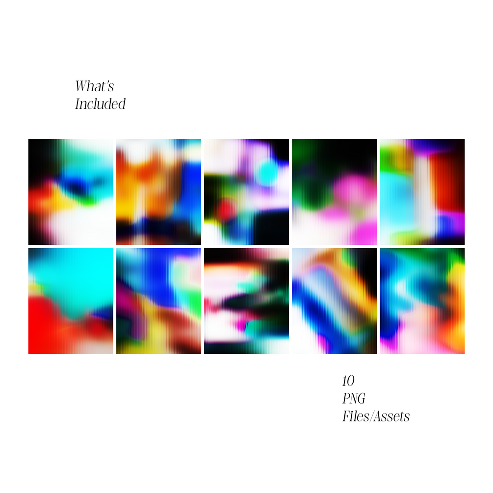 Just Gradients 2 | FREE Gradient Textures Asset Pack (Glass Effect)